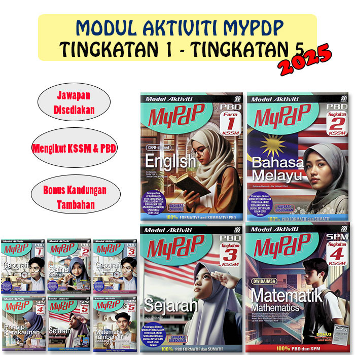 [BUNNY] 2025 SMK/ SMJK Buku Sekolah : Sasbadi Modul Aktiviti MyPdP KSSM ...