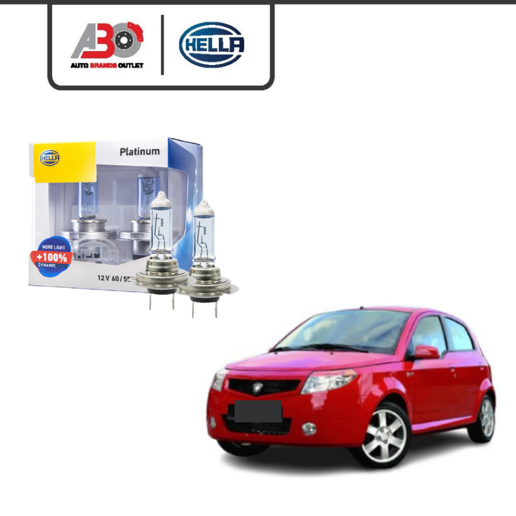 HELLA Car Headlight Halogen Bulbs Set - Proton Savvy (2005-2011 ...