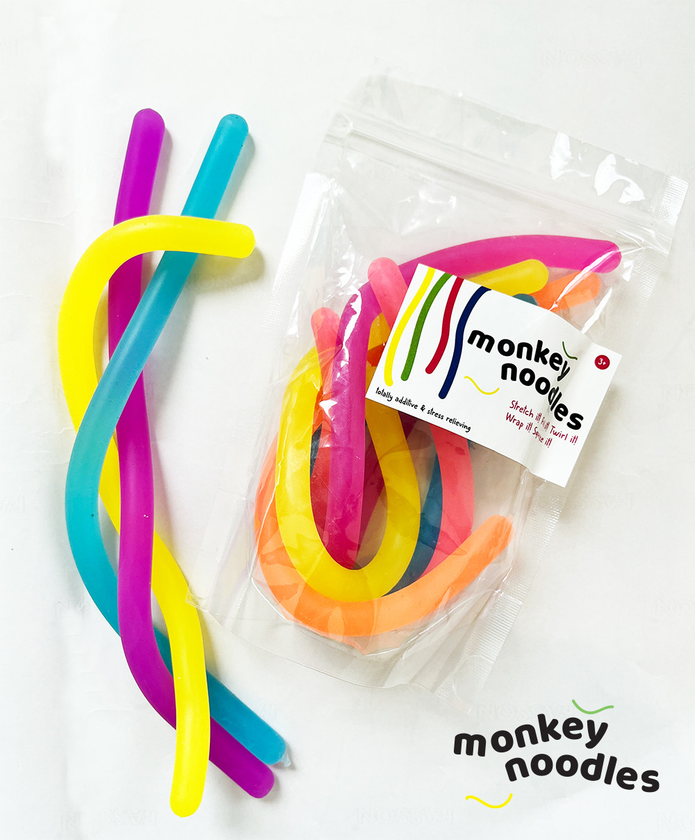 Monkey Noodles Toy Squeeze and stretch stress relieve | Shopee Malaysia