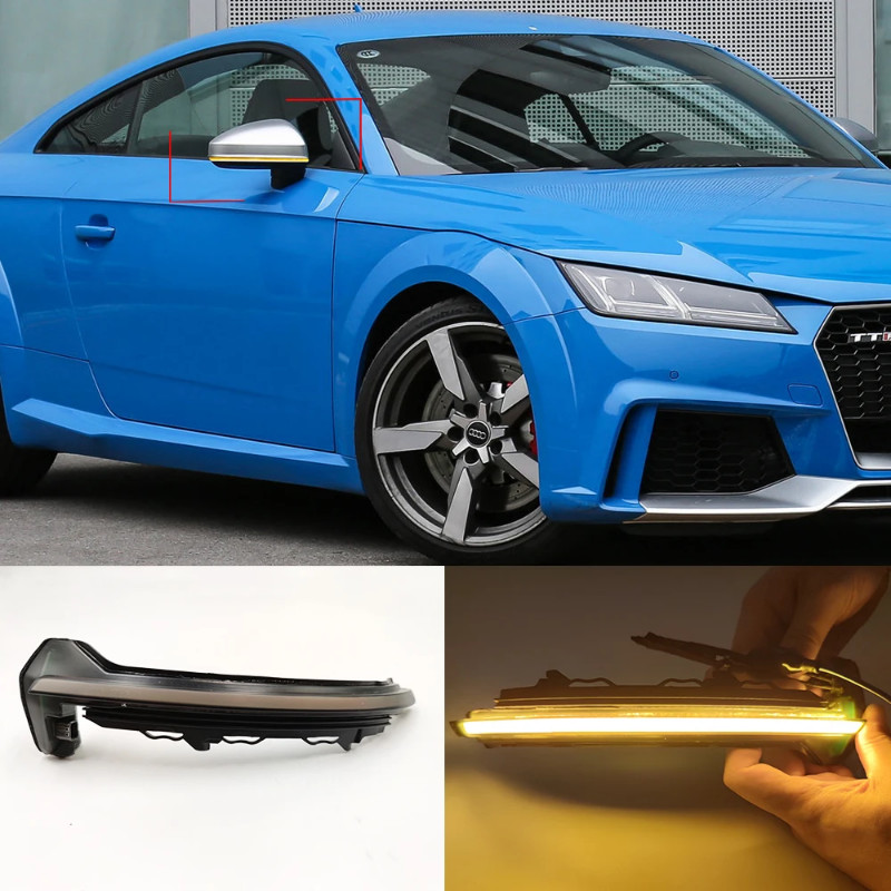 Dynamic Blinker For Audi TT MKIII III 3 8S R8 LED Turn Signal 2015 2016 ...