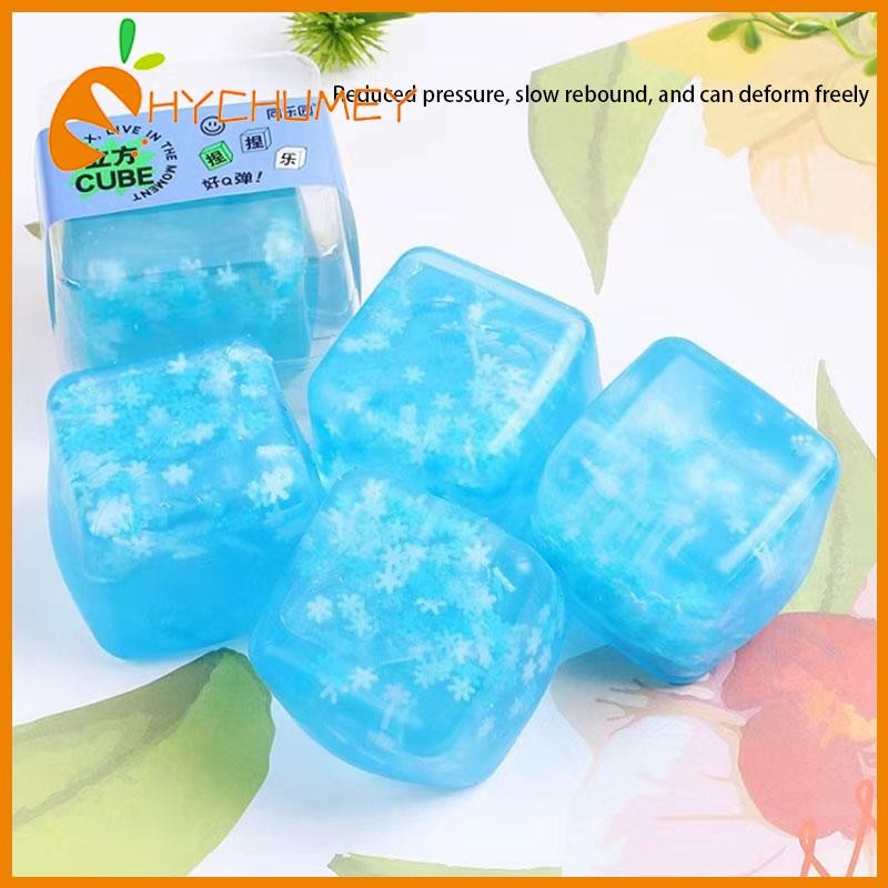 Stress Away Squeeze With The Tpr Ice Cube Stress Toy Relief | Shopee ...