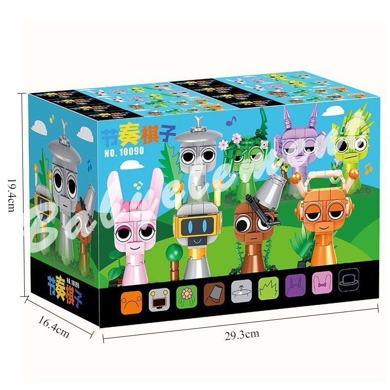 Sprunki Game Building Blocks 480+/PCS 8in1 Children's Educational Toys ...