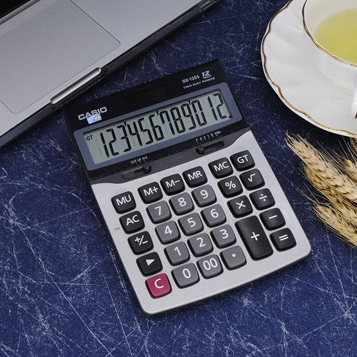 Casio Calculator Large Display Solar GX MX DX-120S Computer 12V 12S ...