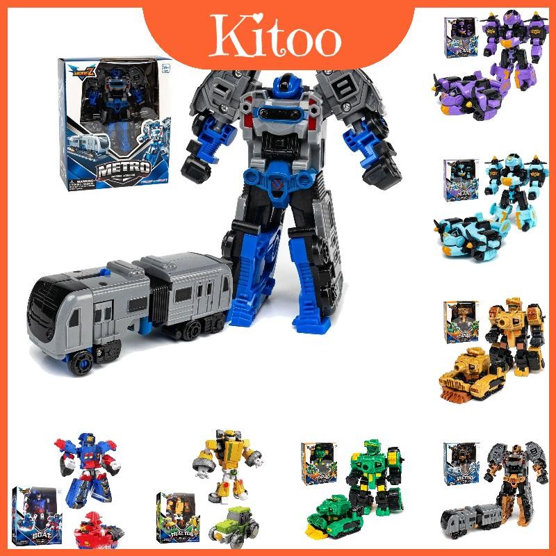 Transforming Tank And Airplane Model Cartoon Robot Mech Toy Interactive ...