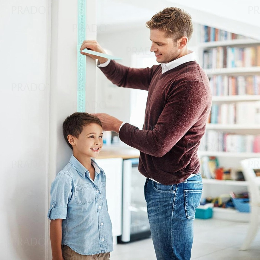 PRADO 200CM Children Wall Adhesive Height Measuring Ruler Moveable Kids ...