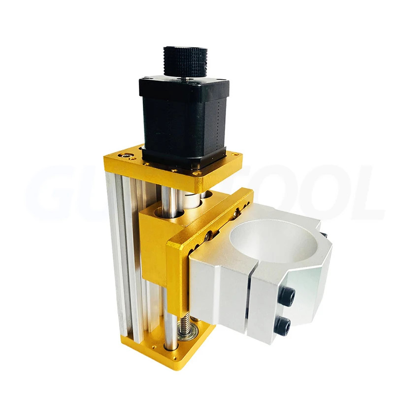 CNC Z-Axis Module Aluminum Sliding Table Support 3018 Spindle Clamp 45 ...
