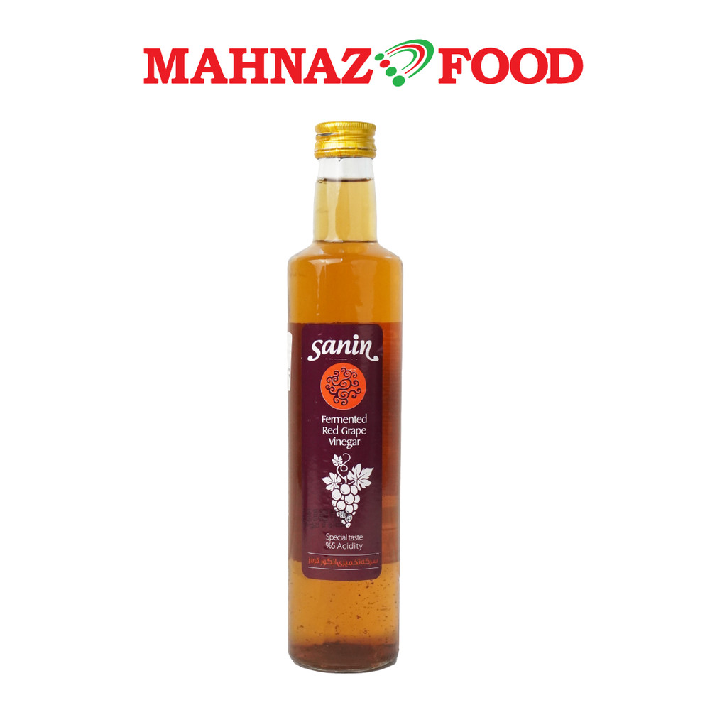 Mahnaz Food Sanin Fermented Red Grape Vinegar 500ml | Cuka Anggur Merah ...