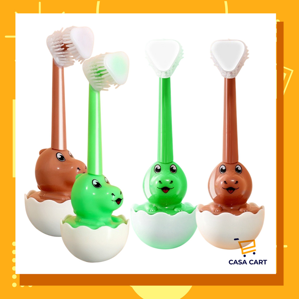 CASA CART Berus Gigi Tumbler Dinosaur 3D Tiga Bahagian untuk Memberus ...
