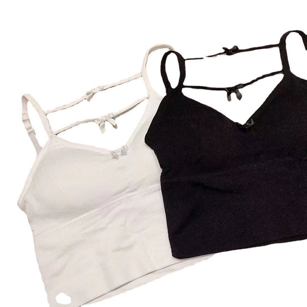 【lucky】 Non Steel Ring Camisole Beautiful Back Chest Wrapping Base Bra ...