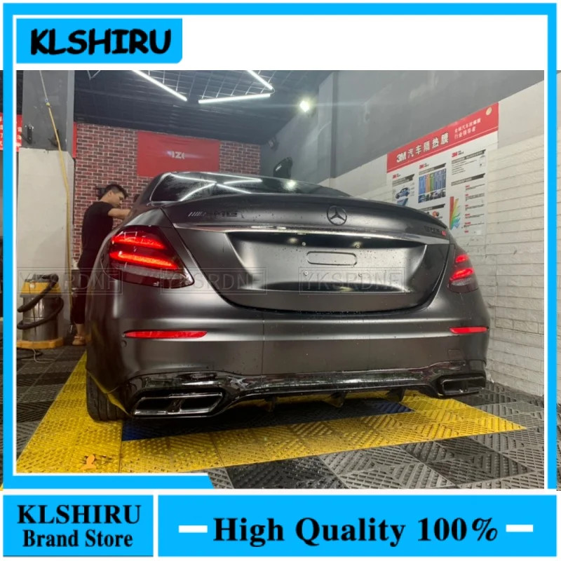 For Mercedes Benz W213 Spoiler 2016 2017 2018 2019 E-class E200 E300 E320 E63 Spoiler High ...