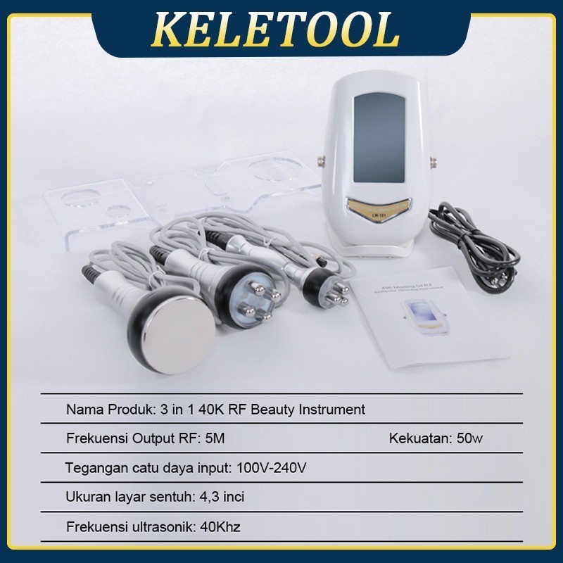 Ultrasonic beauty device RF slimming and fat bursting device 40kHz ...
