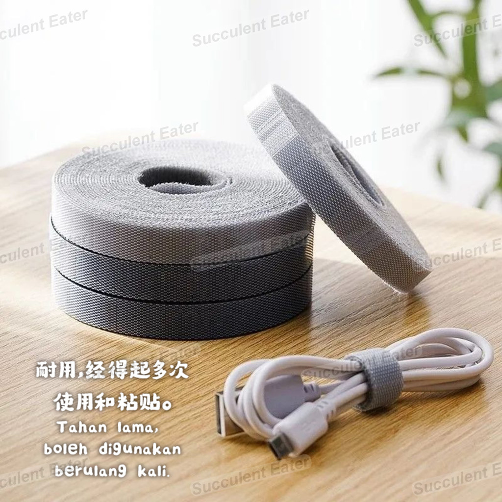 3 Meters Velcro Strap Velcro Tape Velcro Cable Tie Multipurpose Wire ...