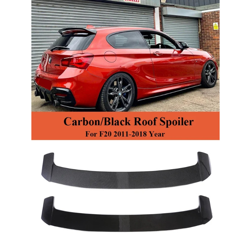 For BMW 1 Series F20 F21 2012-2019 Carbon Fiber Rear Bumper Lip Trunk ...