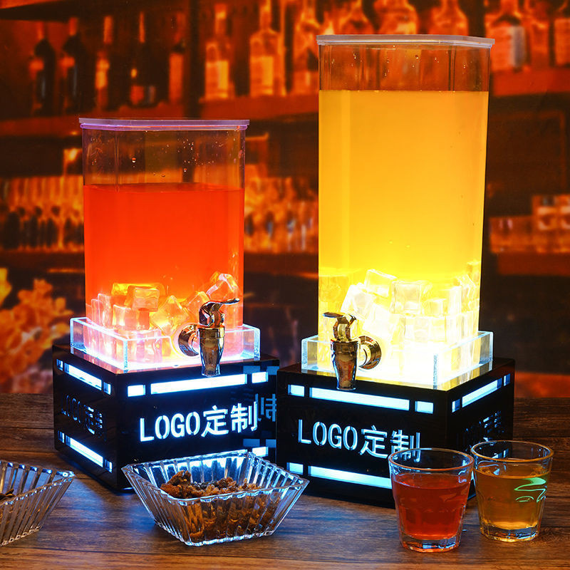 Wine Cannon Double-headed 3L Beer Cannon Commercial Luminous Beer ...