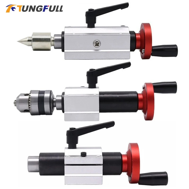 Lathe Tailstock Live Center B12 Chuck Live Top Rotary Movable Drilling ...