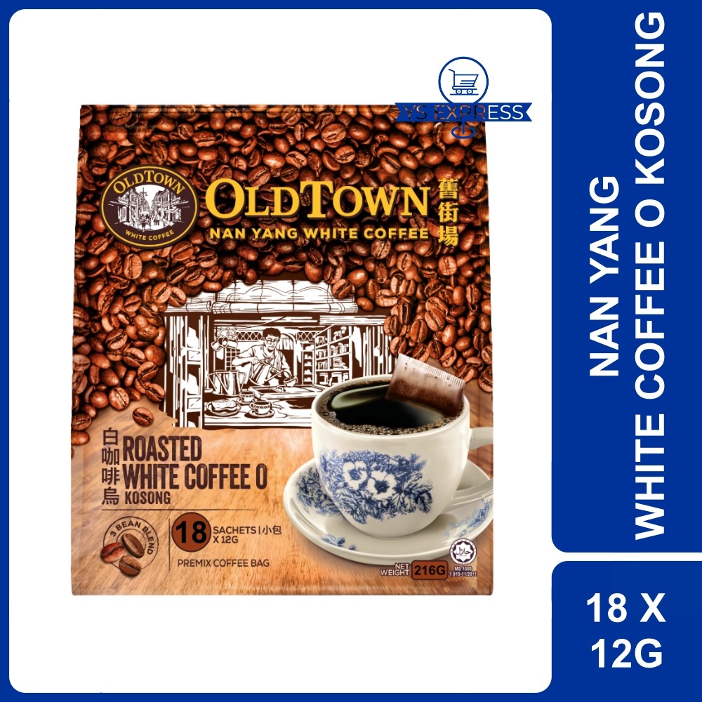 OLD TOWN Nan Yang White Coffee O Kosong 18 X 12G - Nan Yang Kopi Putih ...