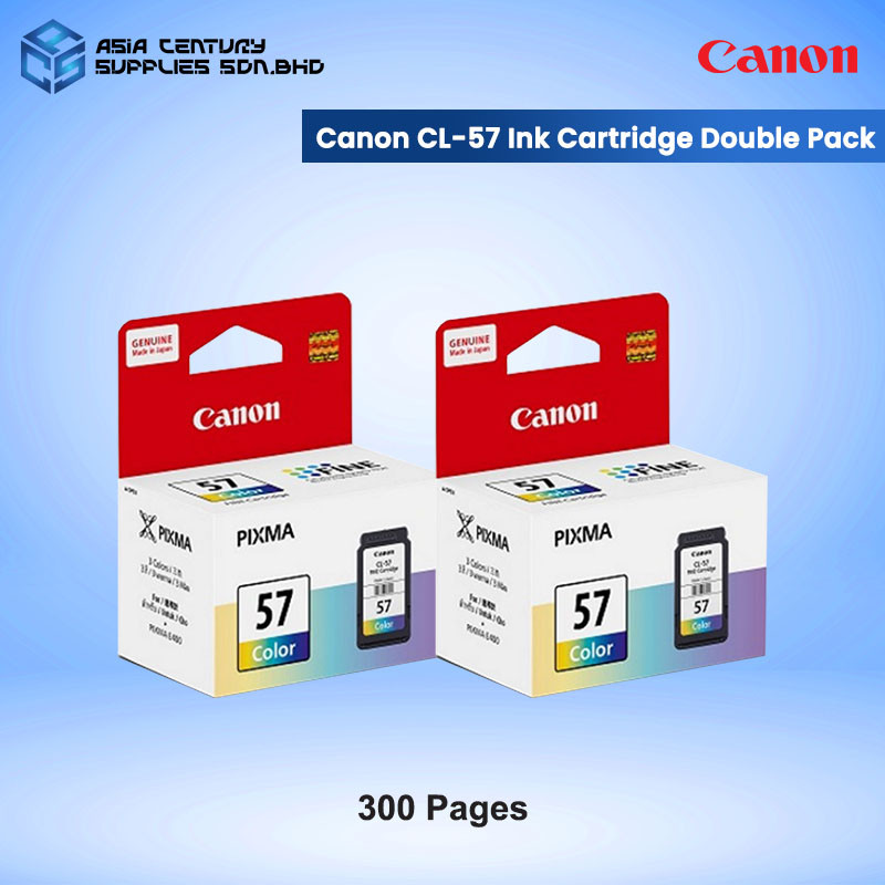 Canon CL-57 Color X 2 PCS (Twin Pack) Original Ink Cartridge / Canon ...