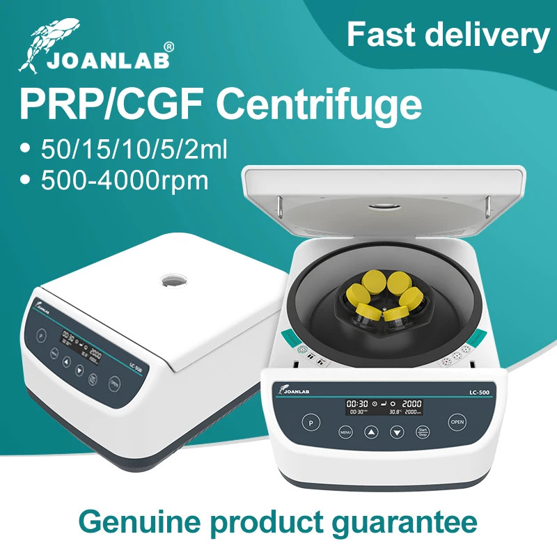 JOANLAB PRP Centrifuge Machine PRF CGF Plasma Centrifuge Laboratory For 2/5/10ml Blood Tube And ...