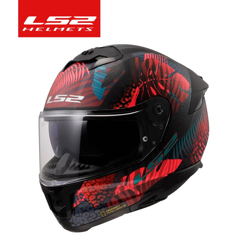 Original LS2 FF808 motorcycle helmet ls2 full face Helmets kaciga casco moto capacete with fog ...
