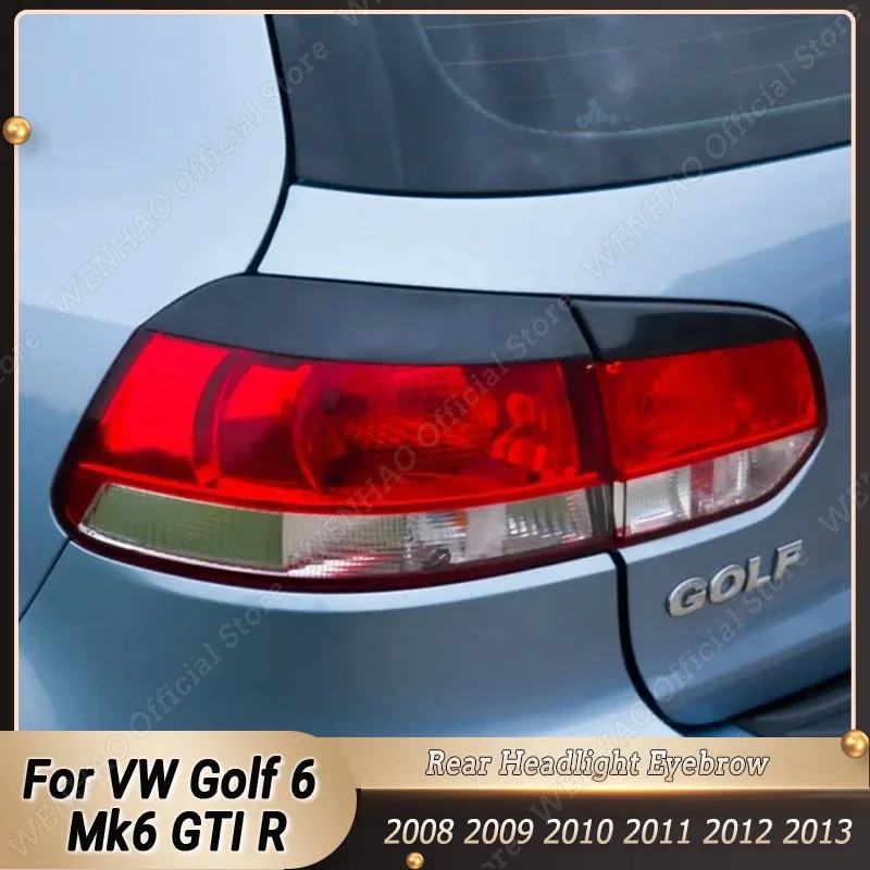 Rear Headlight Eyelids Eyebrows for VW Golf 6 Standard Mk6 GTI R 2008 ...