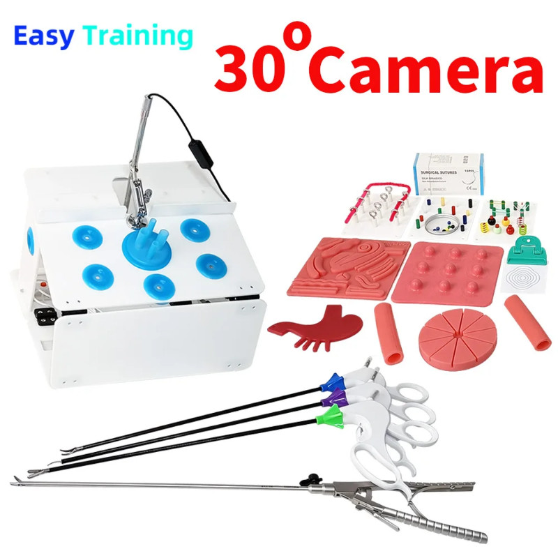 Laparoscopic Simulator Training Box Laparoscopy Trainer Instruments ...