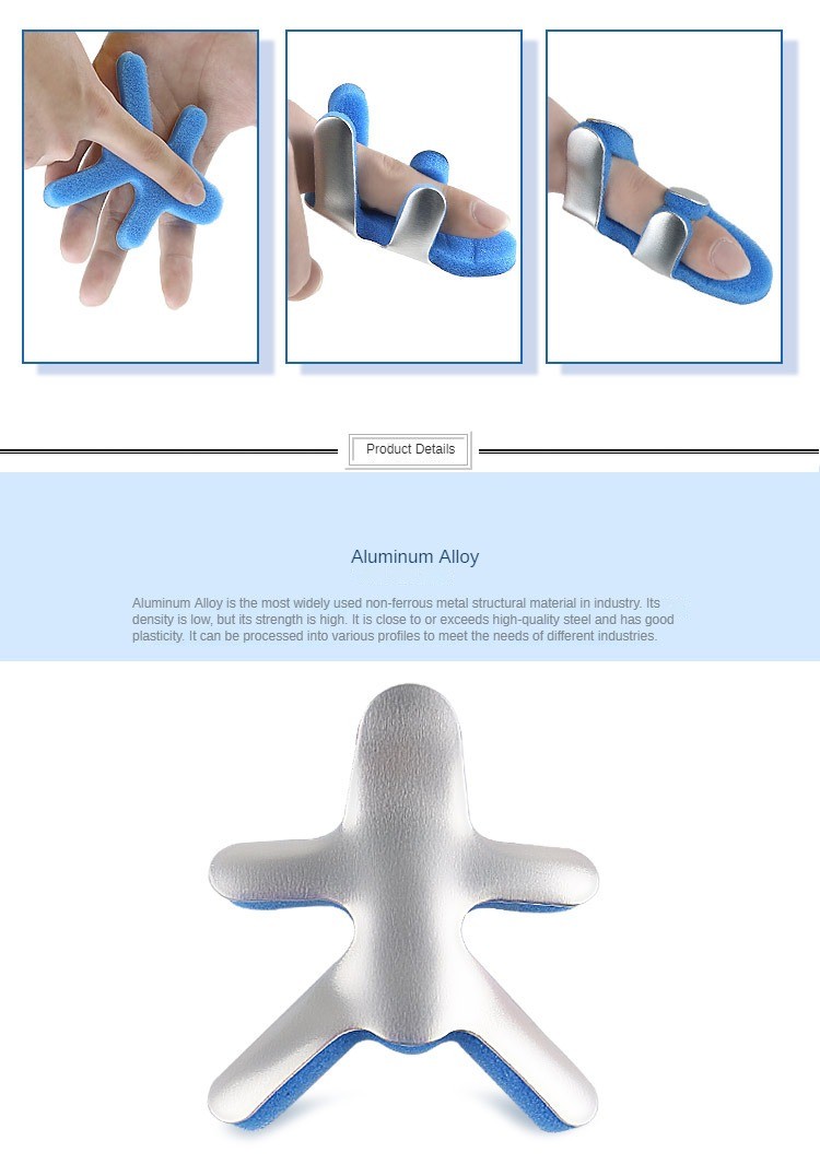 1pcs Medical Finger Splint Brace Frog Phalanx Posture Corrector ...