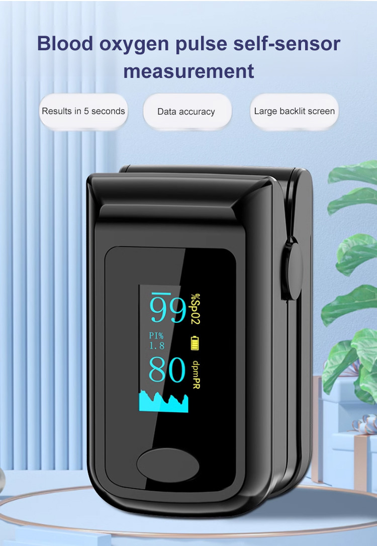 100% Original 【Accurate Monitor/Quick Measurement】Medical Blood Oxygen ...