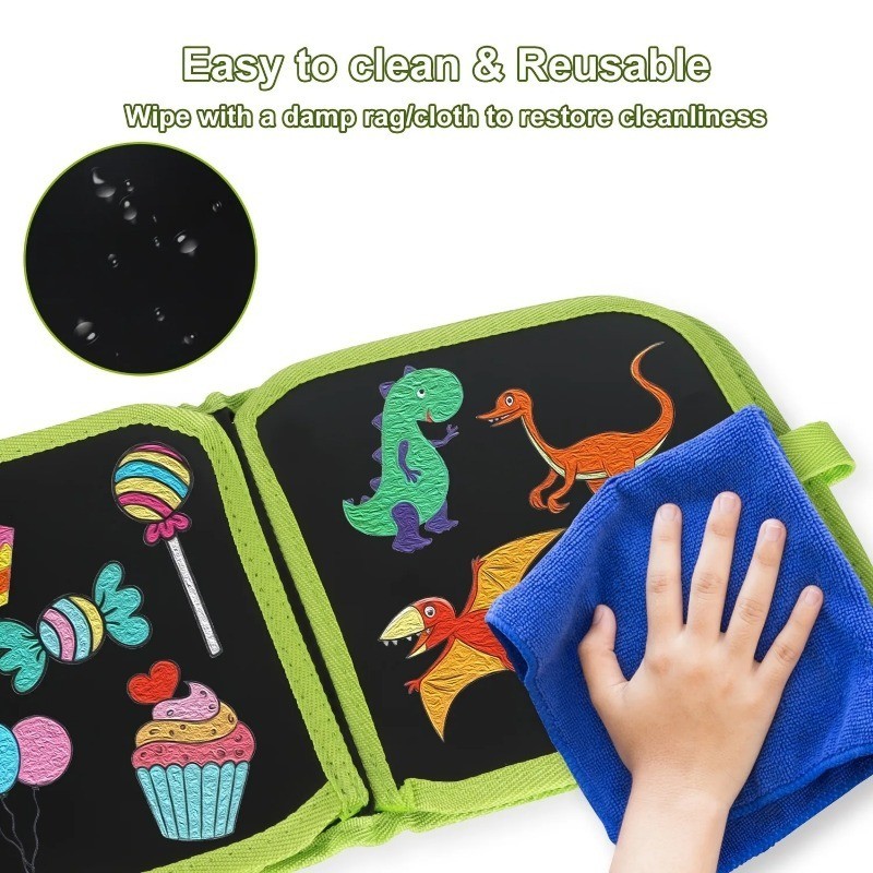 Erasable Doodle Book for KidsToddlers Toys Reusable Drawing Pads with ...