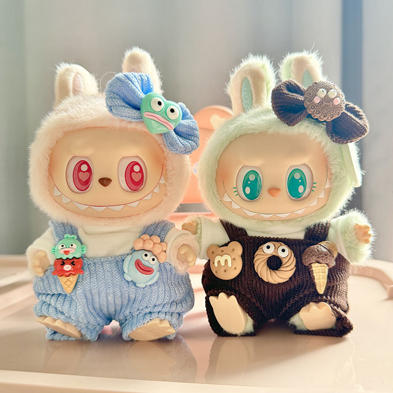 In stock, Labubu Sit Sit Party Collection V2 Plush Clothes, Shirts ...