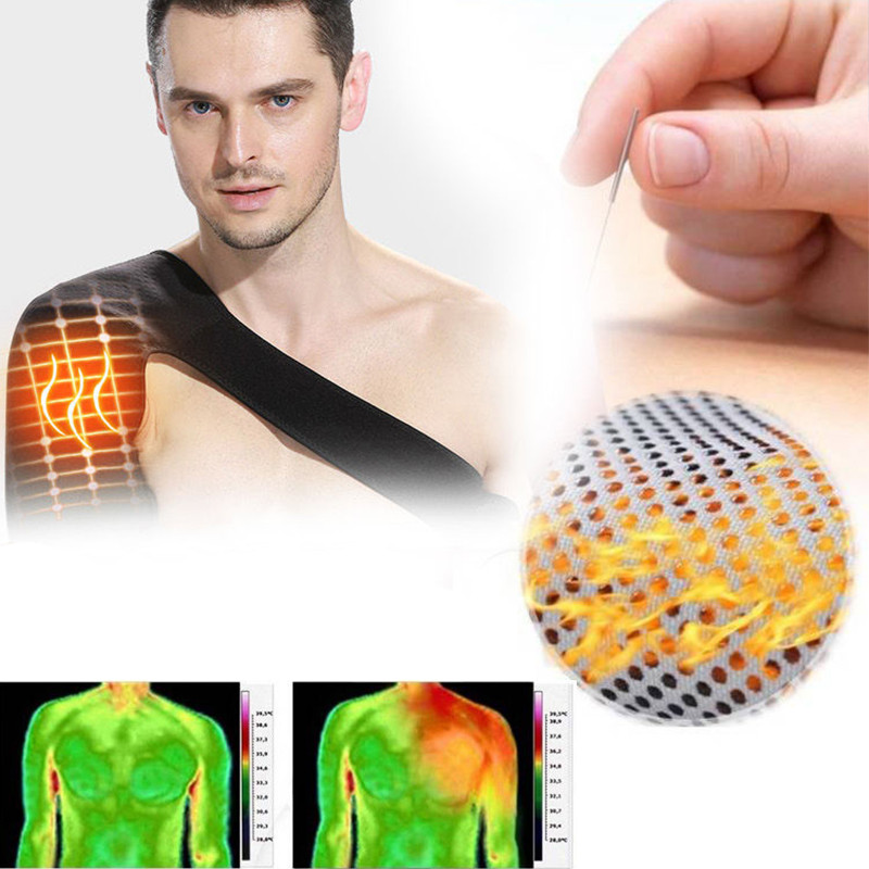 1pcs Magnet Self Heating Shoulder Brace Adjustable Pad Unisex Heat ...