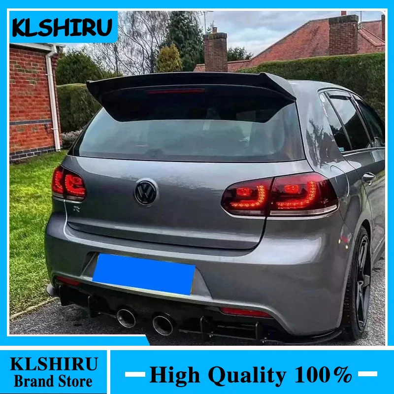 Rear Roof Spoiler for Volkswagen VW Golf 6 MK6 VI GTI R20 2010-2013 ABS ...