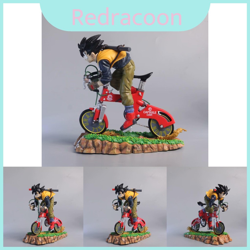 Dragon Impressive Ball Super Saiyan Gk Box Goku Figure With Bicycle For ...