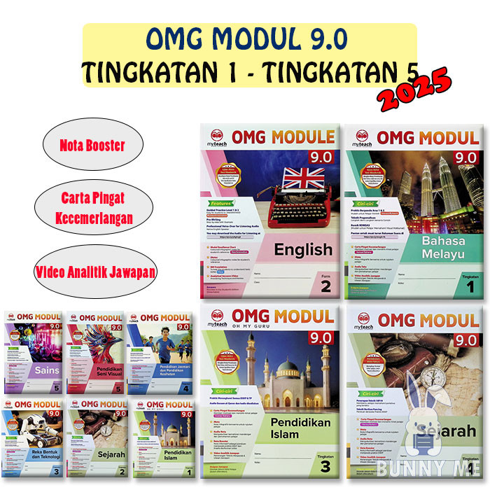 [BUNNY] 2025 SMK/ SMJK Buku Sekolah : Myteach OMG Modul 9.0 KSSM Tingkatan 1, 2, 3, 4, 5 ...