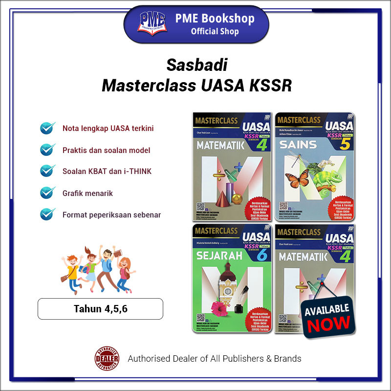 【PME Bookshop】 Sasbadi: Masterclass UASA KSSR Semakan Tahun 4,5,6 ...