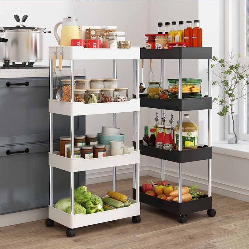 Trolley Rack Floor-standing Multi-layer Kitchen Layered Rack Bathroom ...