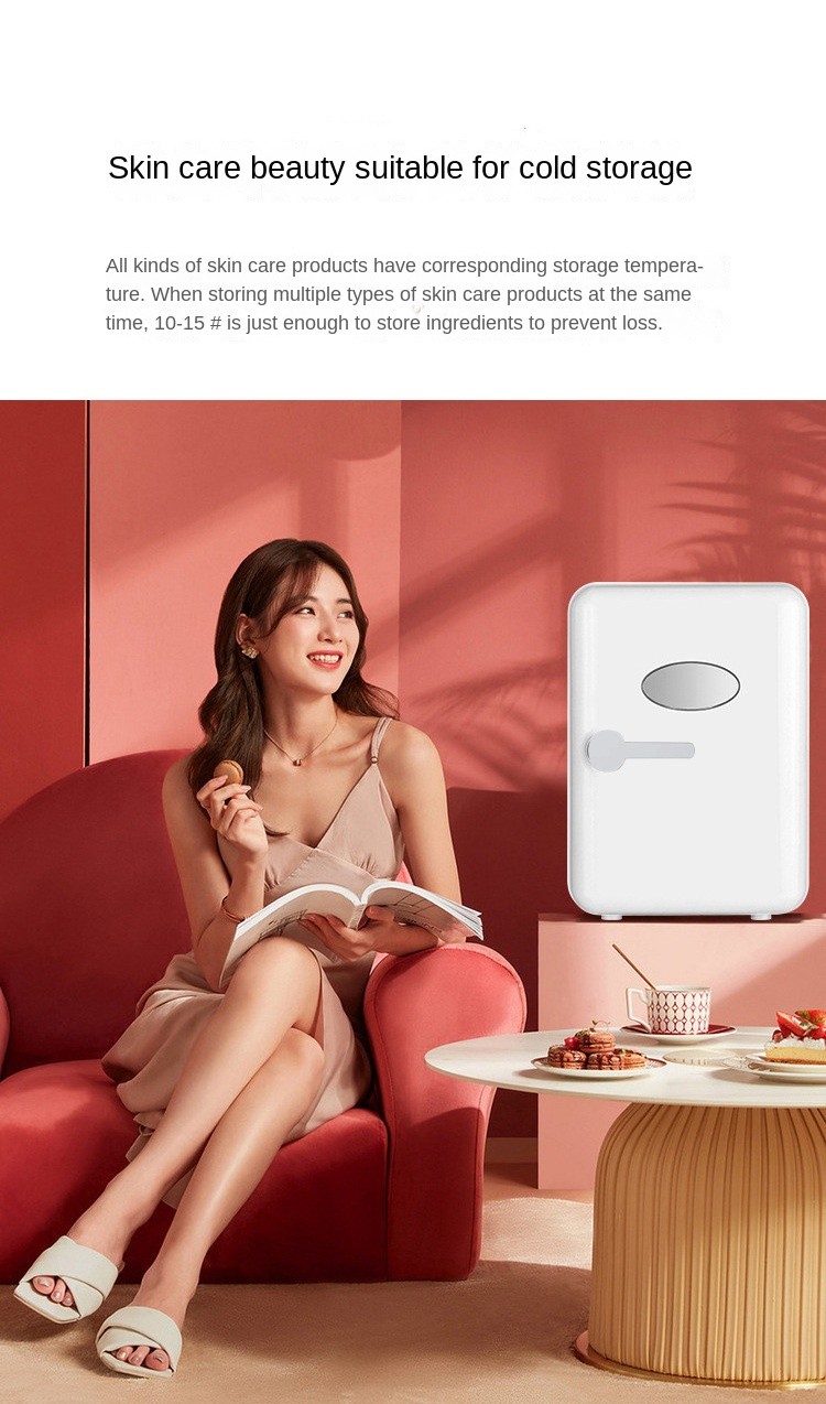 New mini refrigerator Beauty makeup refrigerator Small household car ...
