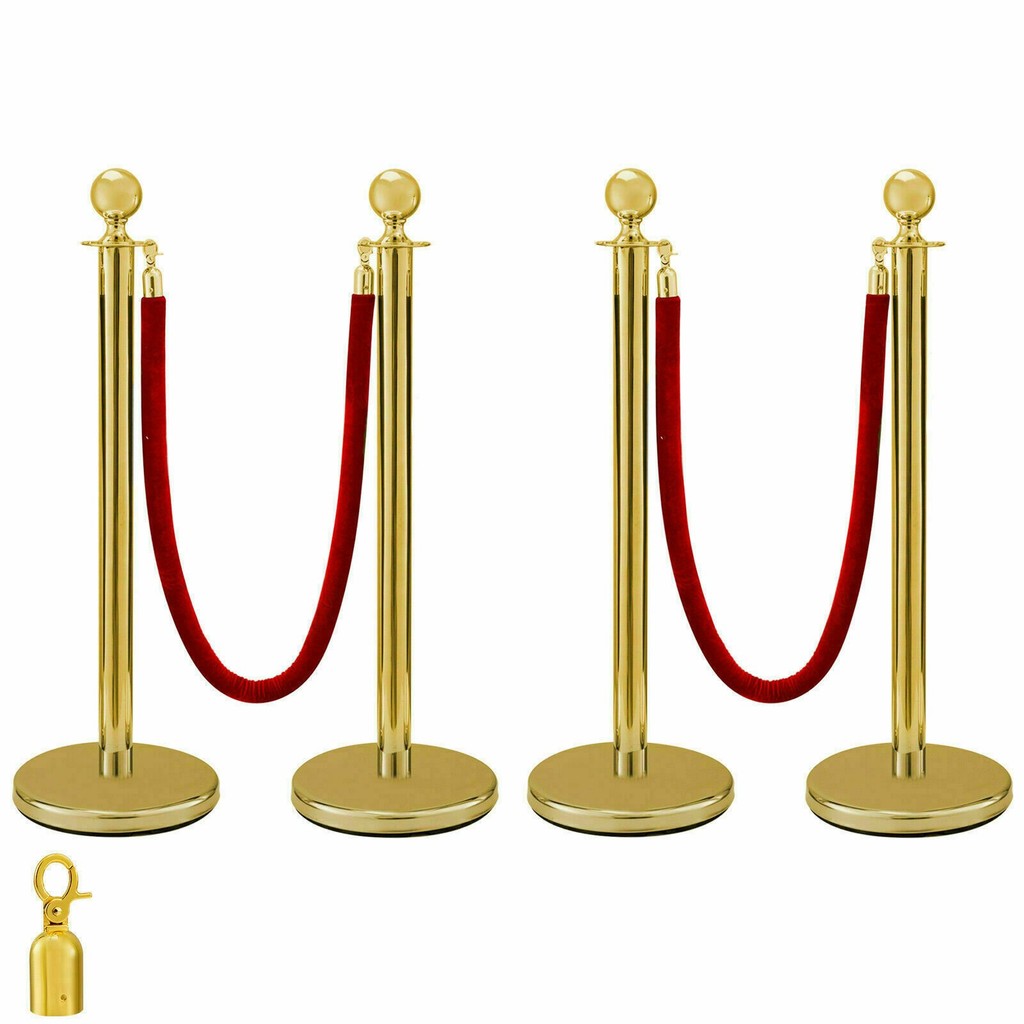 [COLORHM] Velvet Rope Crowd Control Queue Line Barrier For Stanchion ...