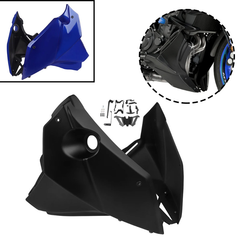MT07 FZ07 Engine Spoiler Belly Pan Lower Fairing Mounting Bracket For ...
