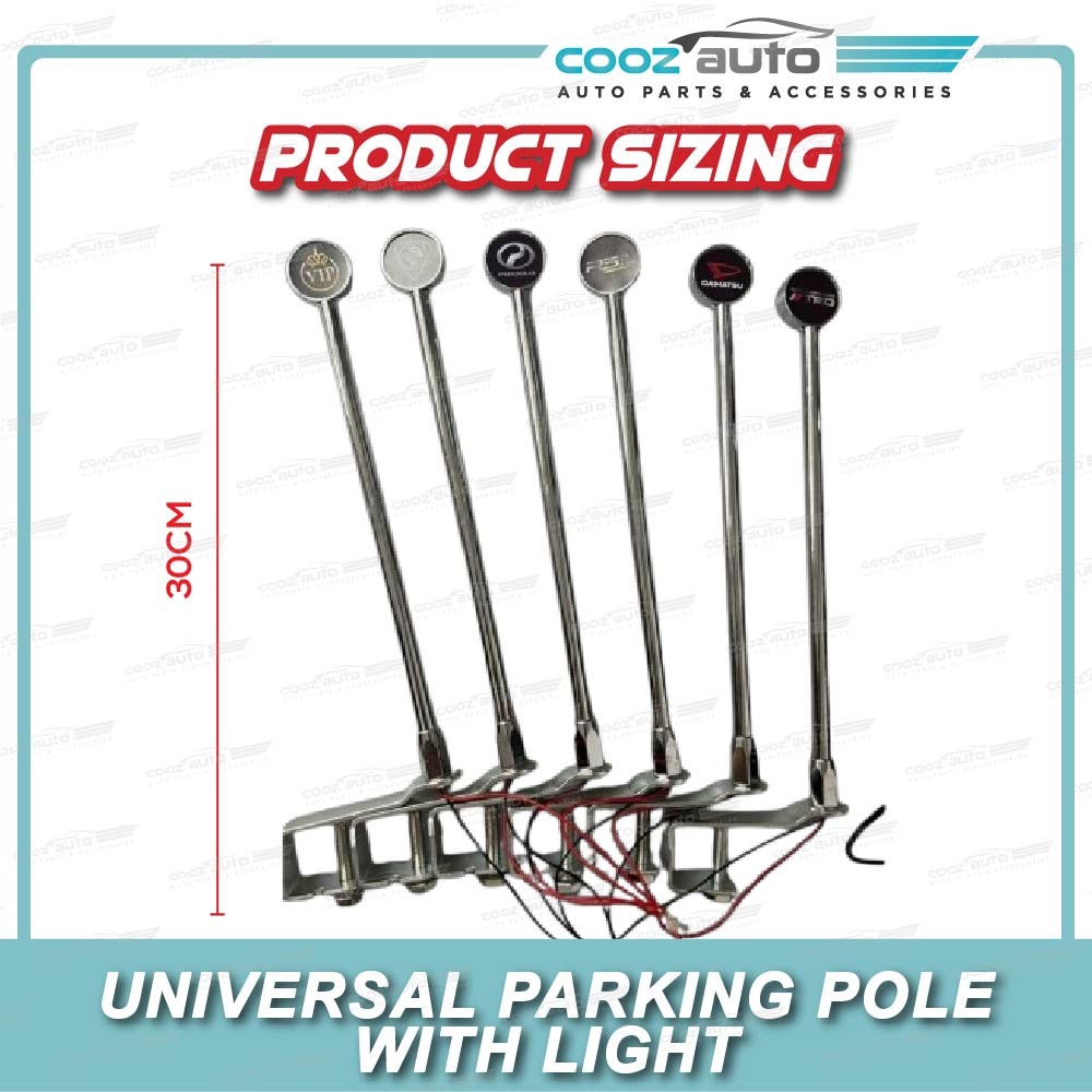 Car Universal Parking Pole with Light Perodua Proton Daihatsu R3 TRD ...