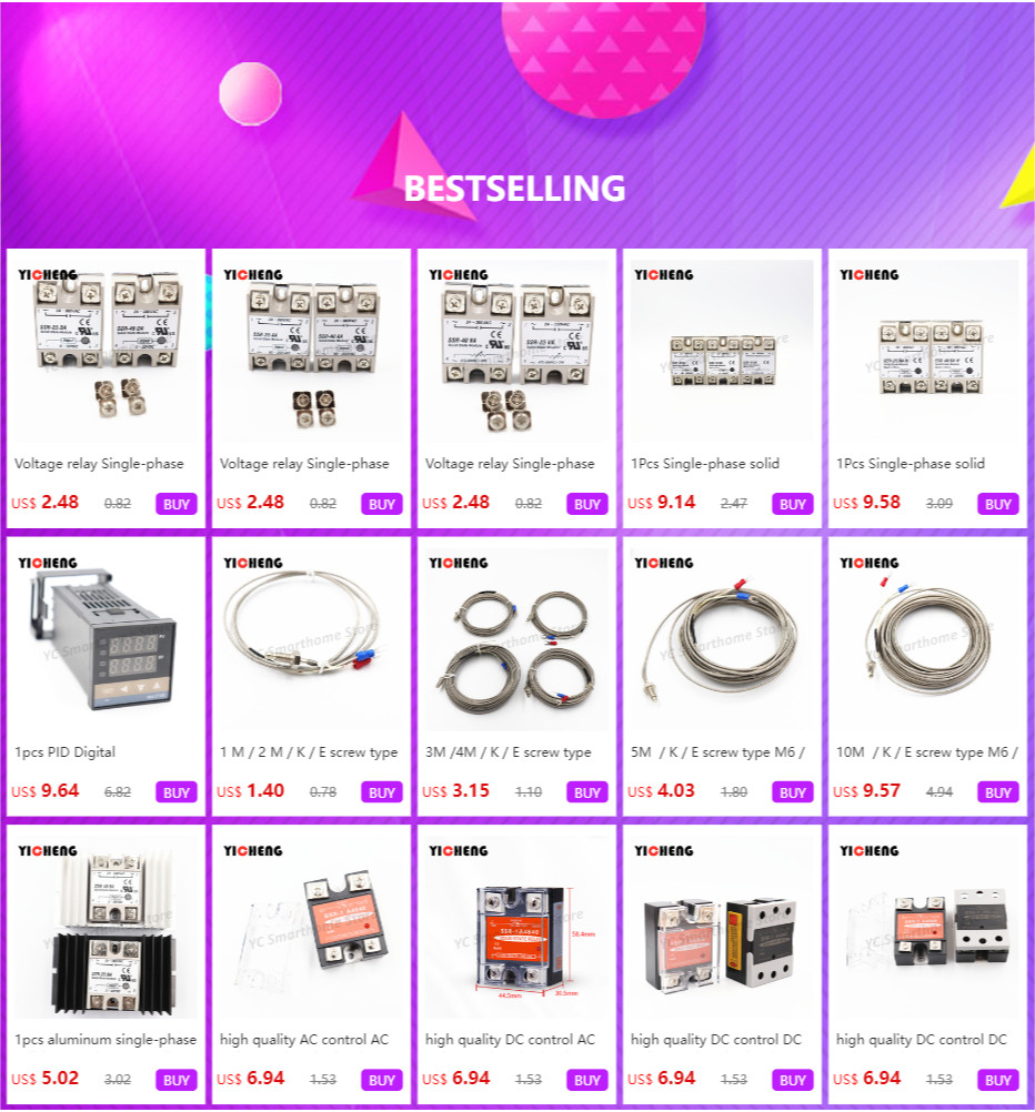 3M /4M / K / E screw type M6 / M8 thermocouple control screw probe temperature controller 0-400C ...