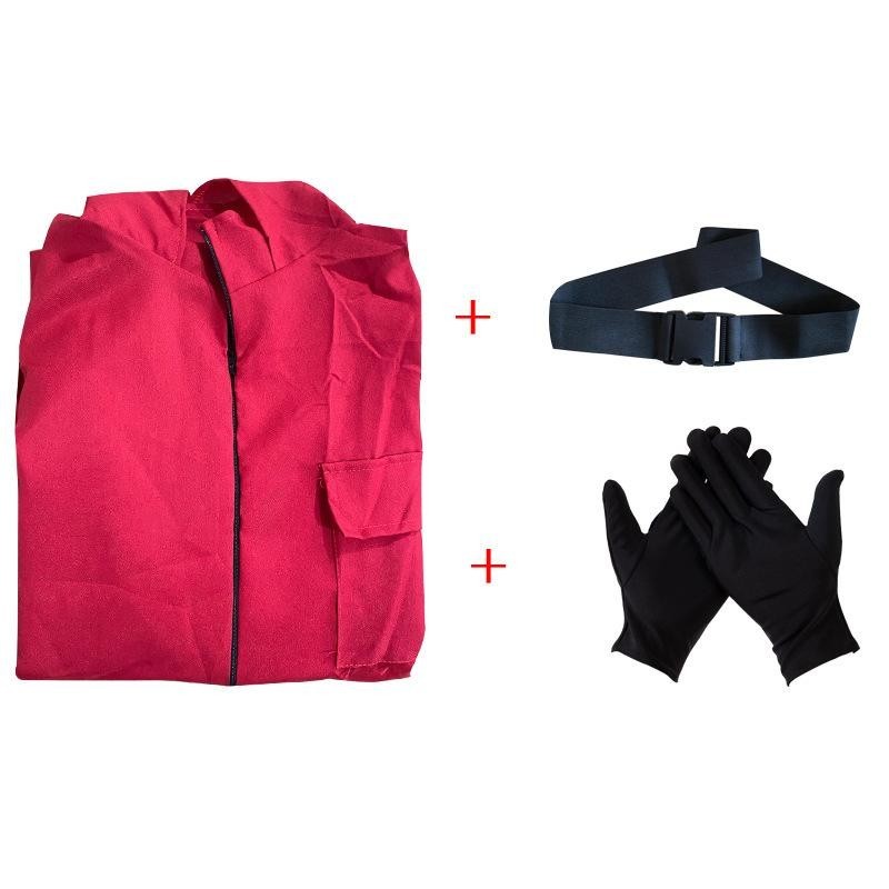 Local】Squid Game Guard/Boss Cosplay Costume Adult&Kids Jumpsuit with ...