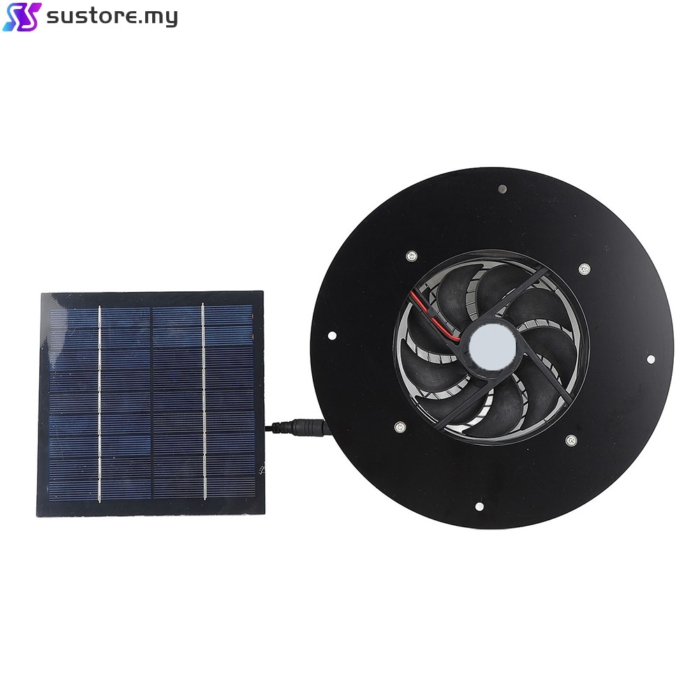 [Super] Outdoor Solar Powered Panel Exhaust Chicken Dog House Fan Air ...