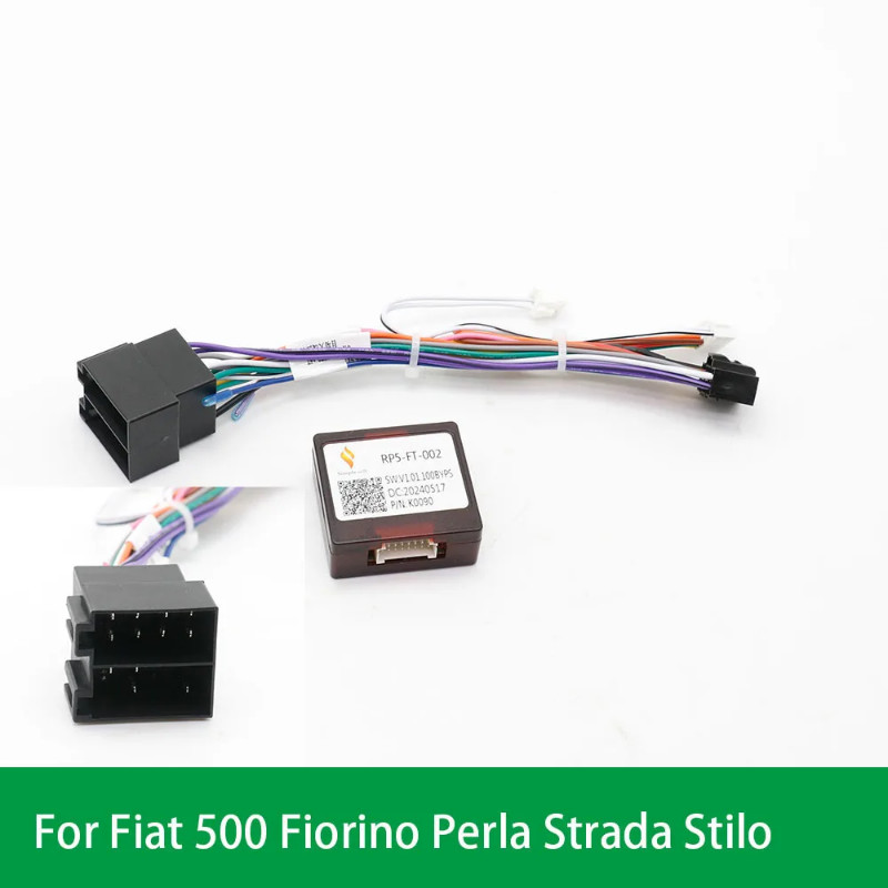 Car 16pin Wiring Harness Adapter Canbus Box Decoder For Fiat 500 ...