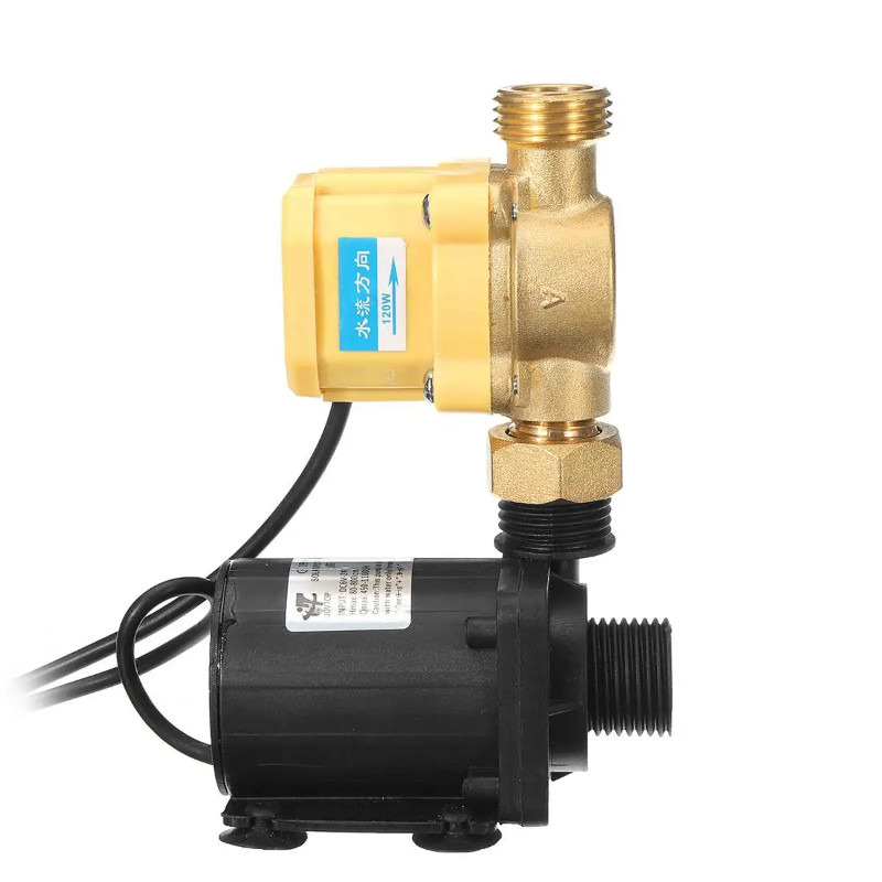 Water Pump 1100L/H 24V DC Solar Brushless Motor Water Circulation ...