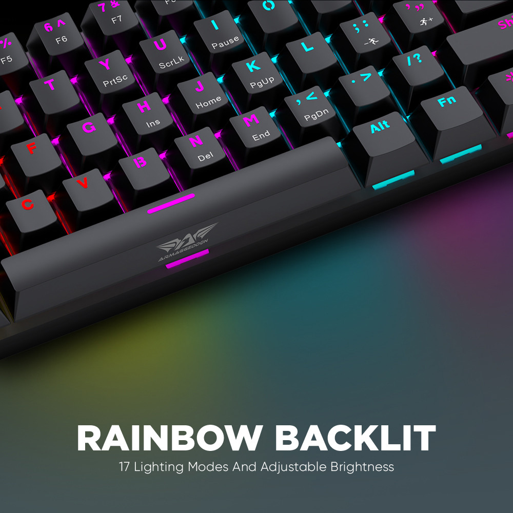 Armaggeddon MKA-1C Core 61 Keys Mechanical Keyboard | Shopee Malaysia