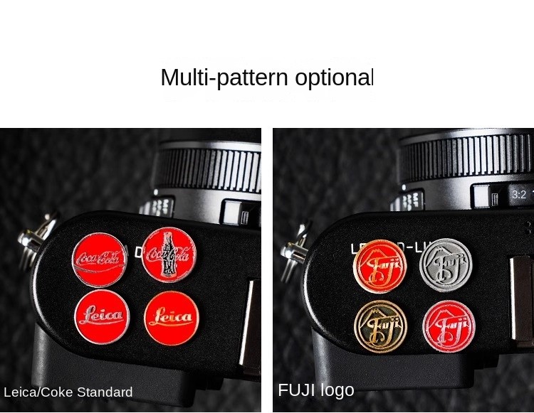 Camera decoration suitable for Leica stickers, mobile phone metal ...