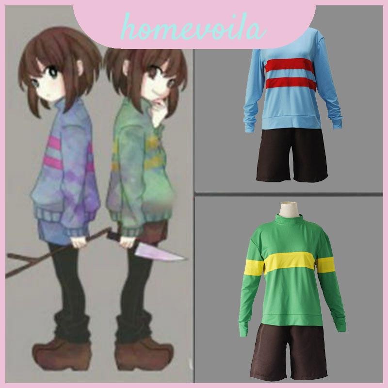 Frisk Exquisite Undertale Chara Cosplay Costume Outfit Perfect For ...