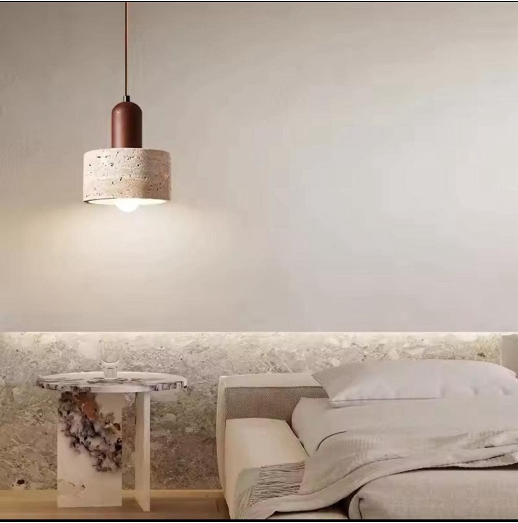 Minimalist Cement Pendant Lamp Concrete Hanging Light Ceiling Light ...