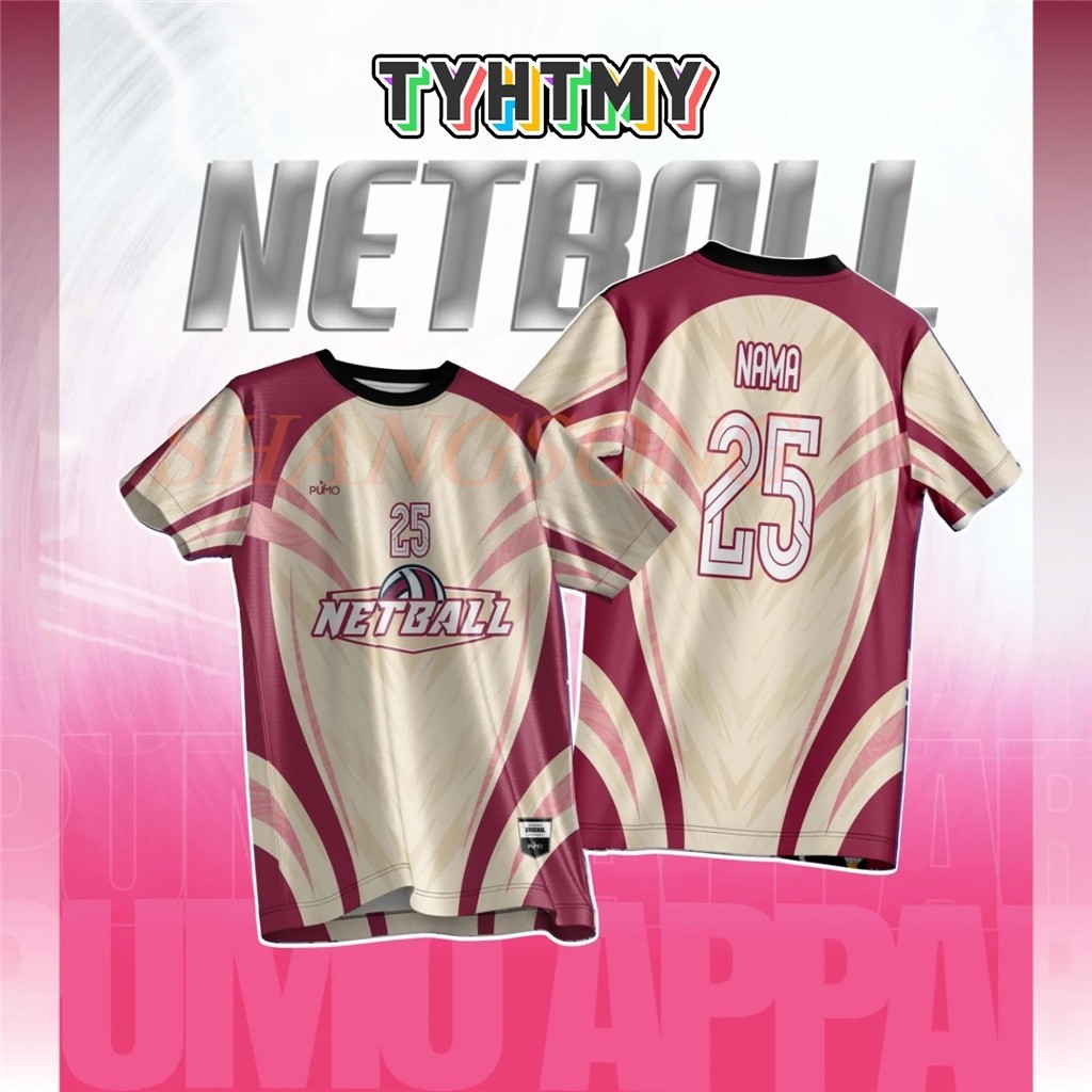 【Netball jersey Stock】2025 New Design Unisex - sublimation NETBALL ...