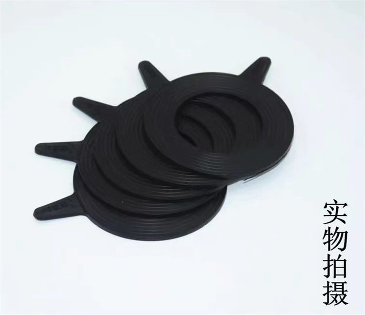 Flange Rubber Gasket Valve Pipe Flat Gasket Rubber Sealing Ring DN40 50 ...